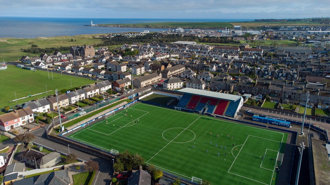 Montrose Scotland Poster Links Park Football Stadium | Etsy