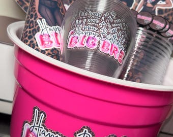 Party Bucket 10 Custom 20oz Styrofoam Cups 5 Custom Lighters Custom 5 ...