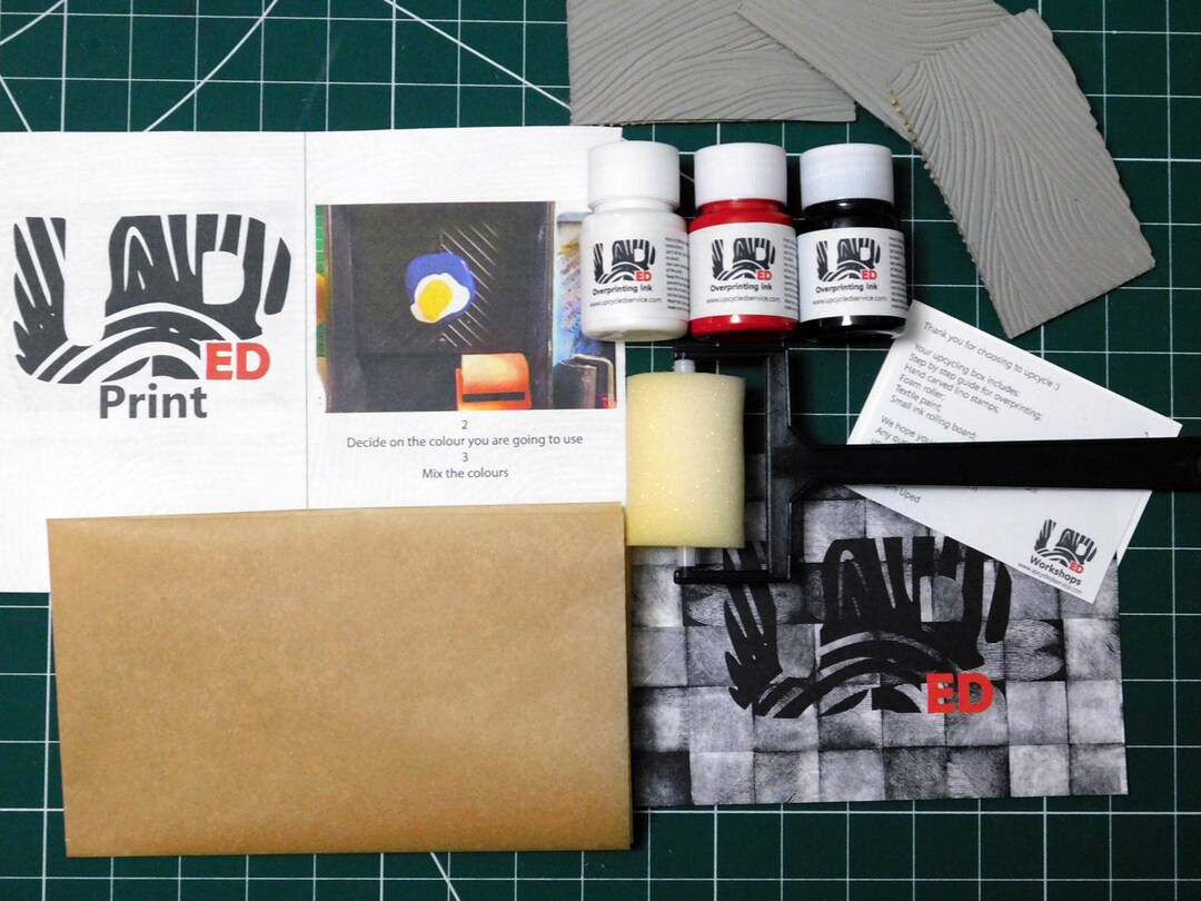 White Red Black Overprinting Kit - Etsy