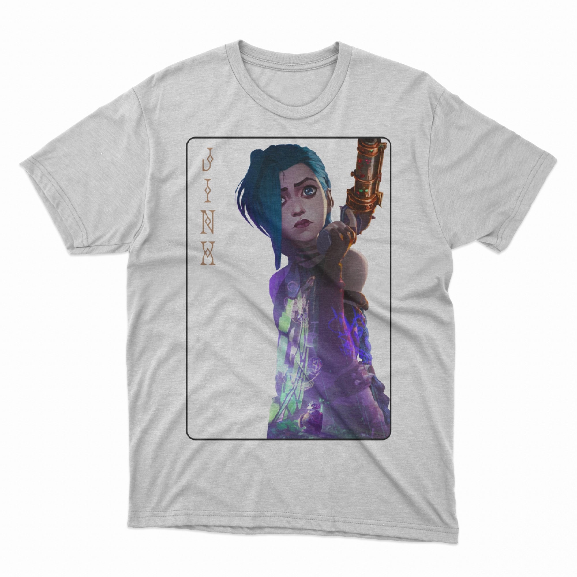 Jinx Arcane T-shirt Jinx Shirt Jinx League of Legends Shirt - Etsy