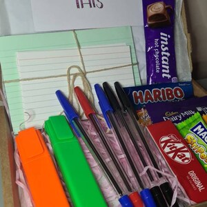 Exam Revision Treat Box. Exam Survival Box. Revision Treat. - Etsy