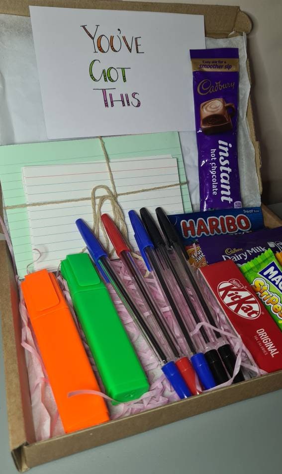 Exam Revision Treat Box. Exam Survival Box. Revision Treat. - Etsy