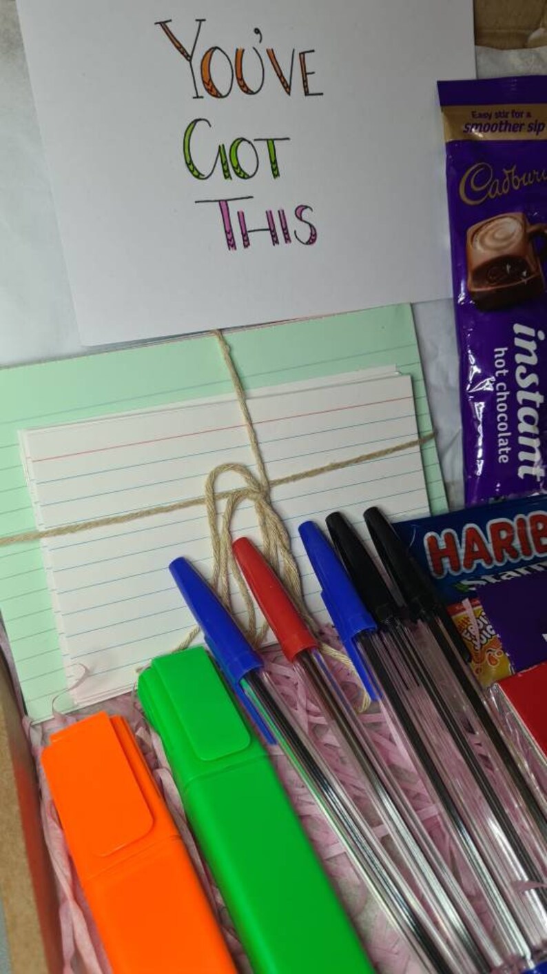 Exam Revision Treat Box. Exam Survival Box. Revision Treat. - Etsy
