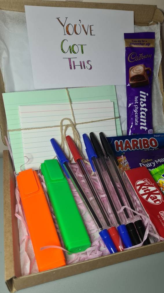Exam Revision Treat Box. Exam Survival Box. Revision Treat. - Etsy
