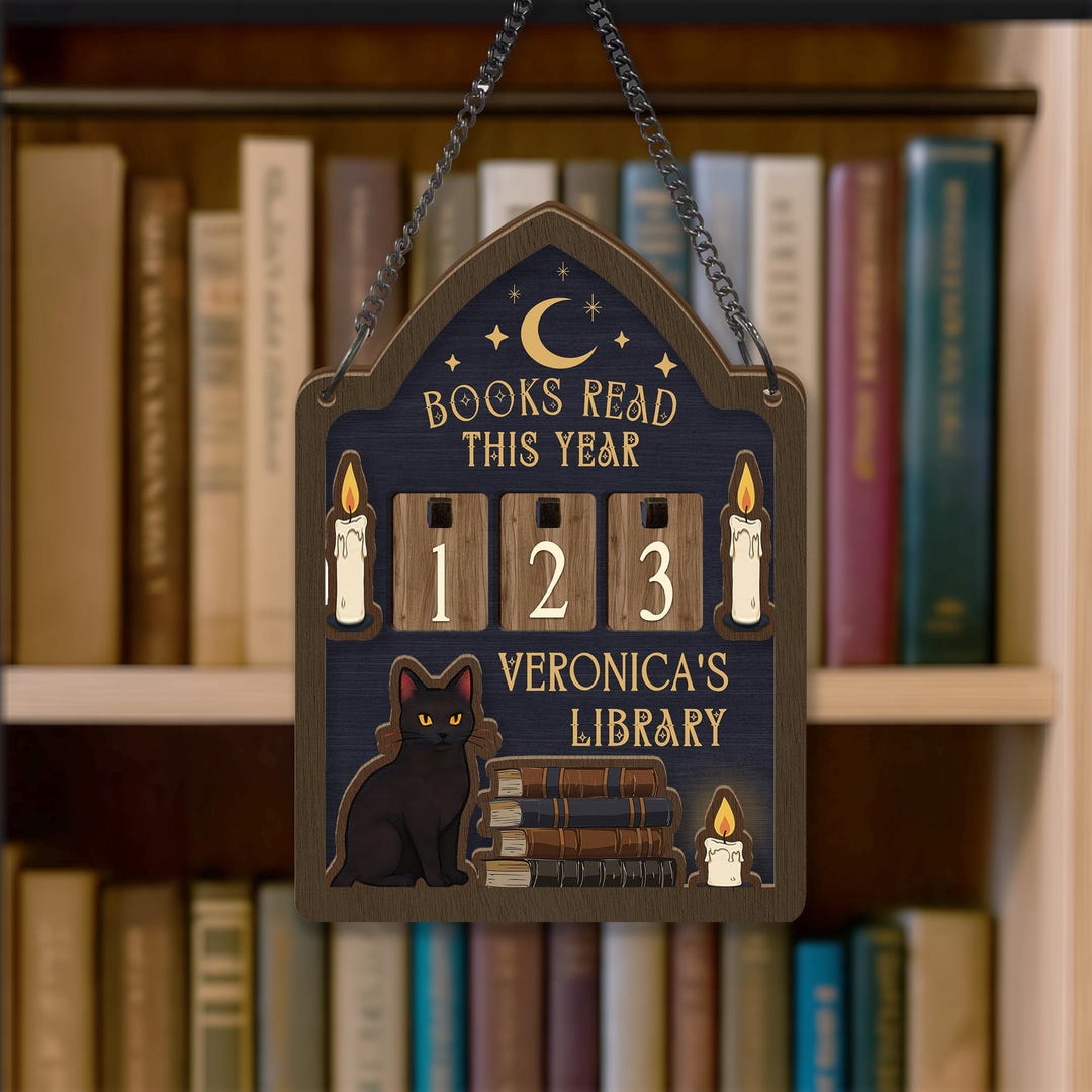 Personalized Books Read Tracker, Layered Wood, Book Lover Gift - Etsy
