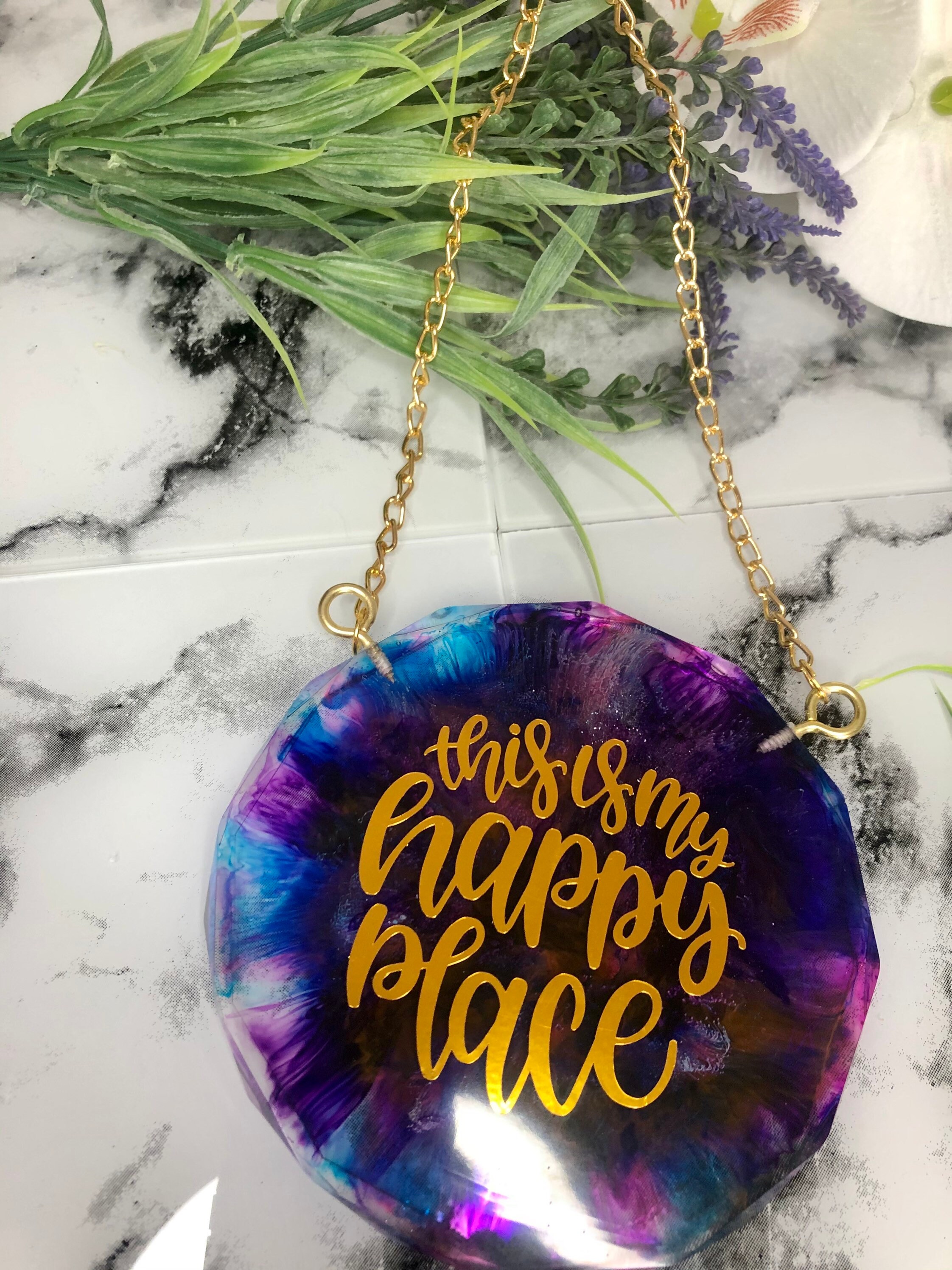 Wall hanging Resin wall hanging Colourful wall hanging | Etsy