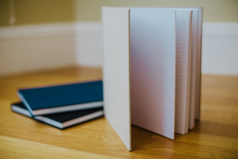 Luxury Hardcover Linen Notebook, Journal, With Lined Paper, Gold Foil ...