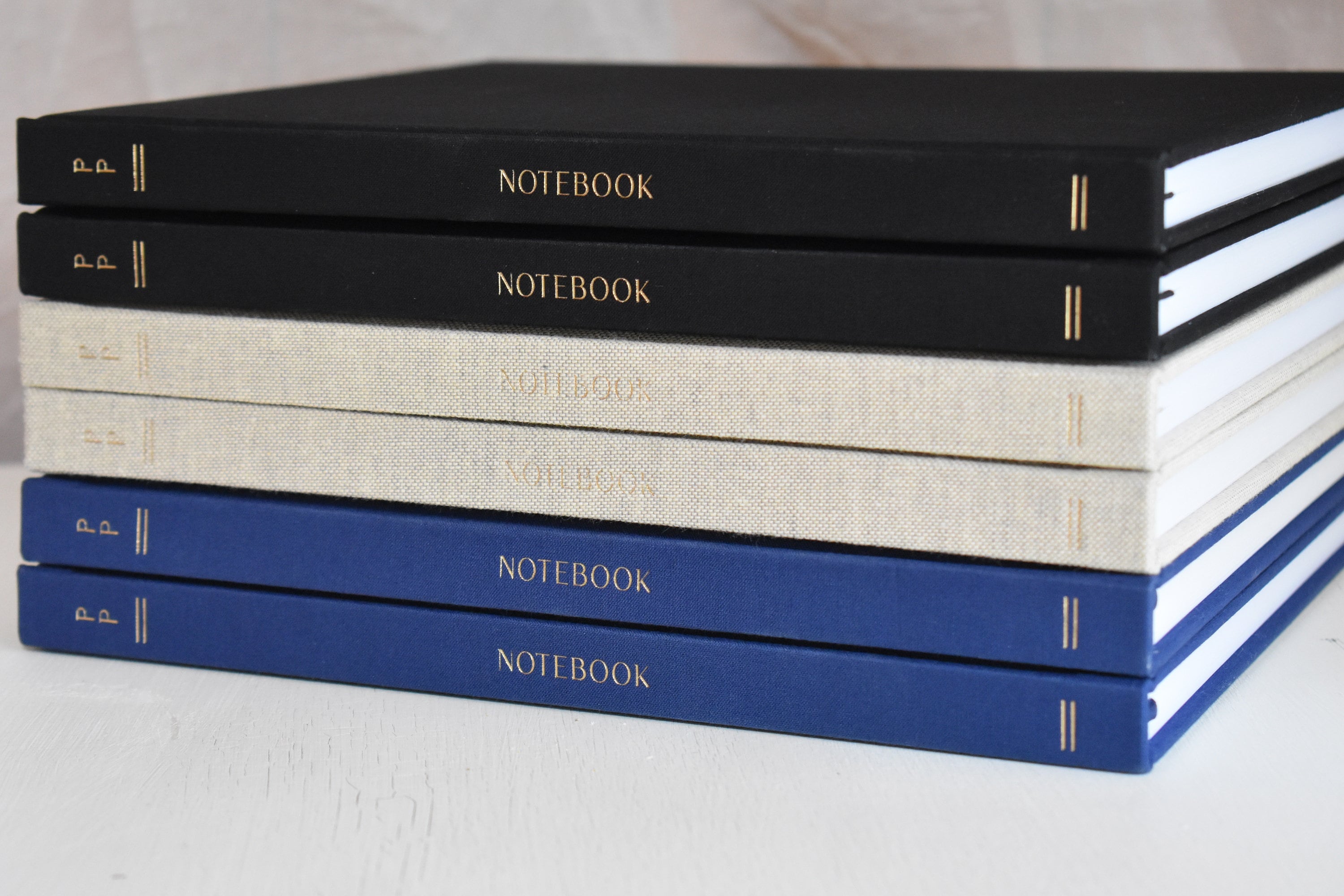 Linen Fabric Cover Notebook , Journal, Diary, Hardcover, Non ...