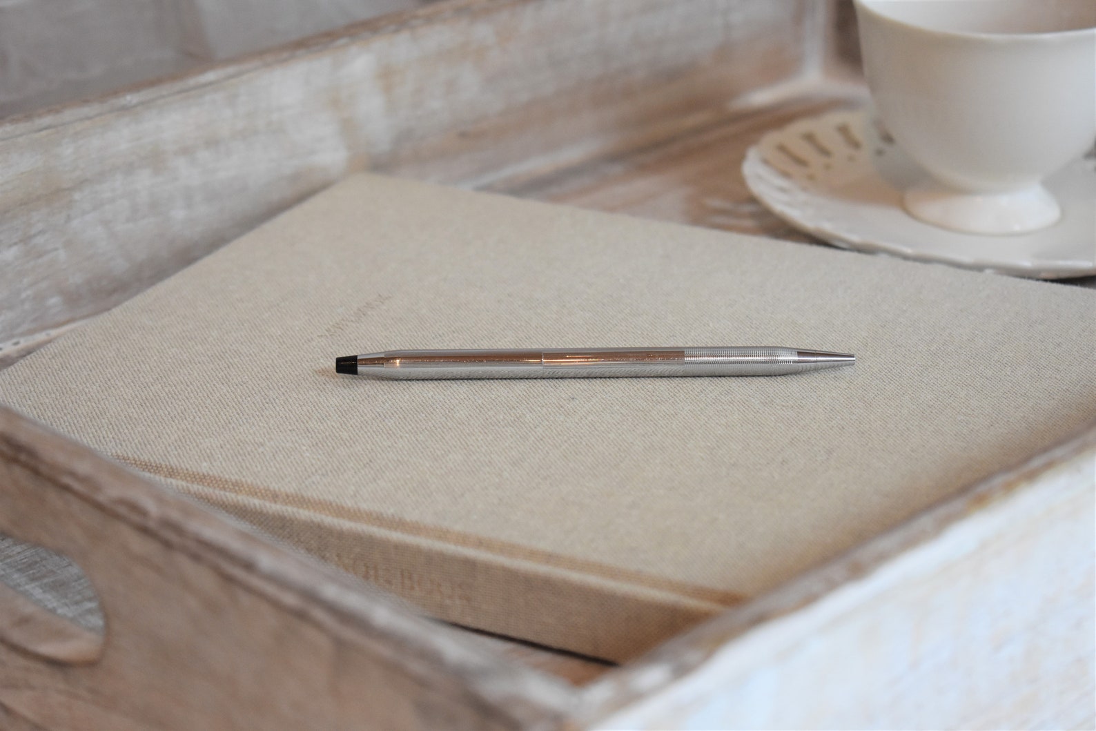 Linen Fabric Cover Notebook , Journal, Diary, Hardcover, Non ...