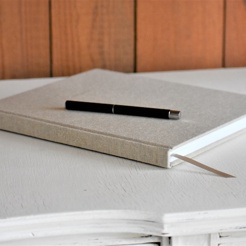 Luxury Hardcover Linen Notebook Journal With Lined Paper - Etsy