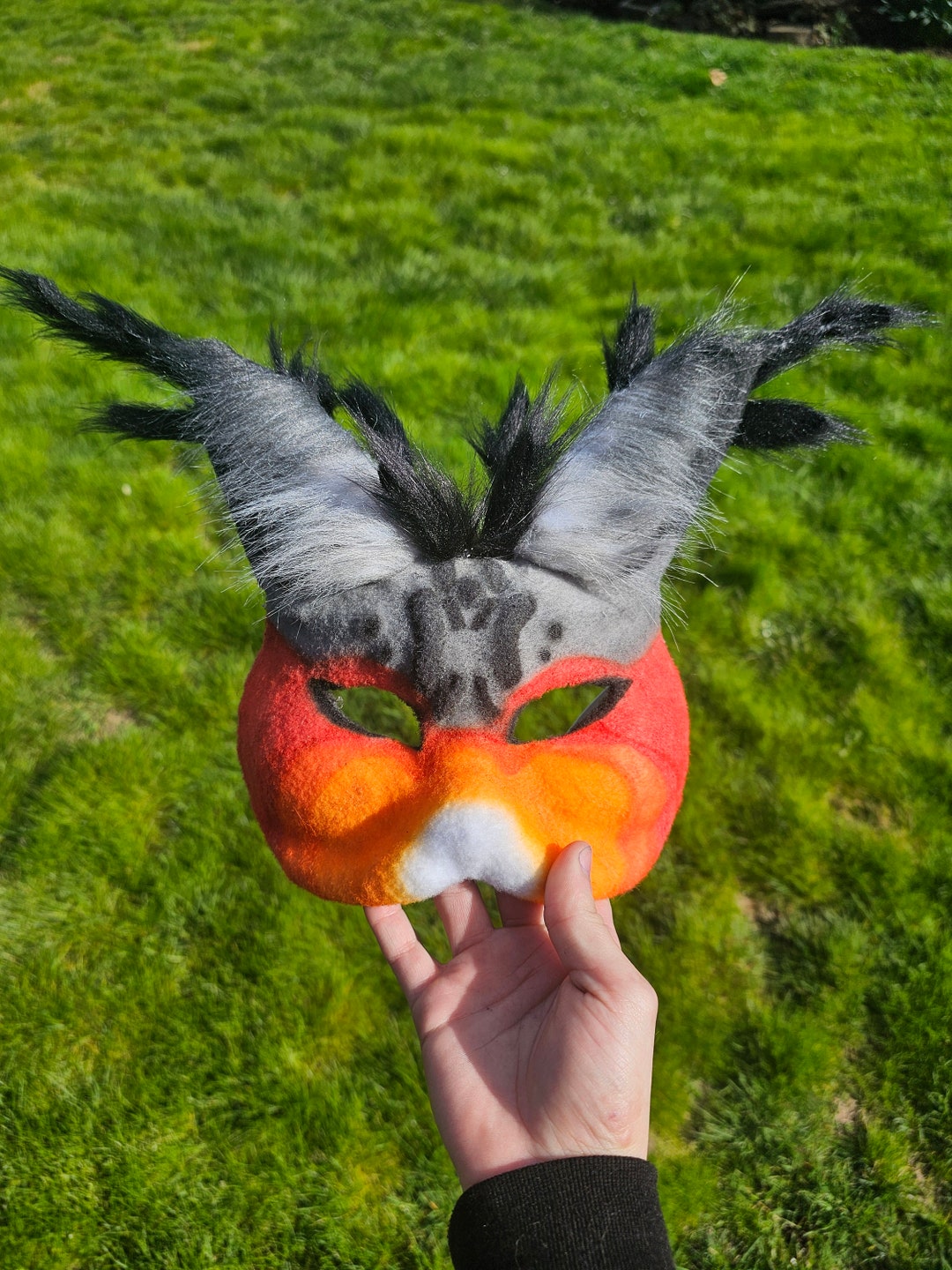 Secretary Bird cat Form Therian Mask - Etsy