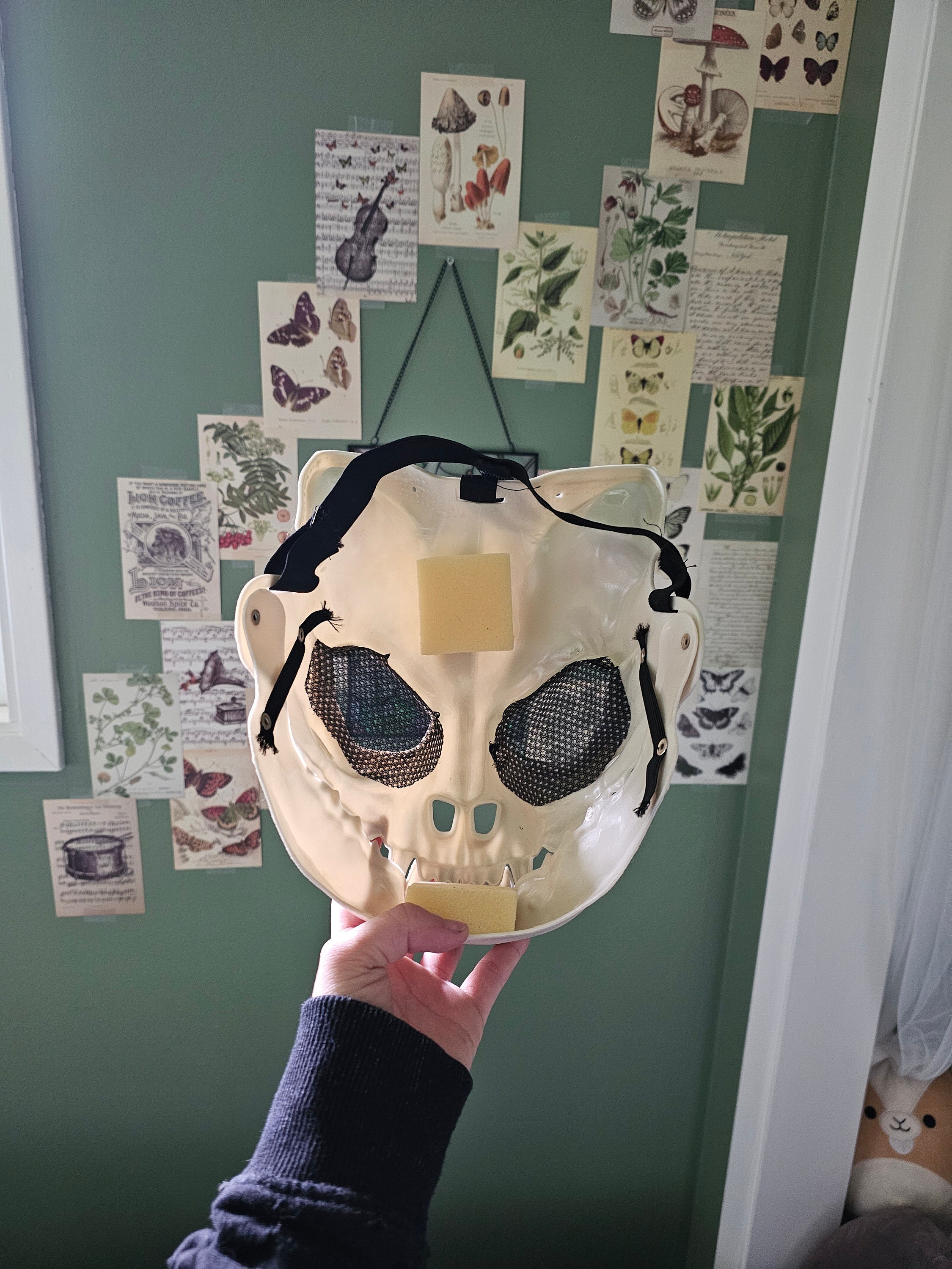 Cat Skull Mask - Etsy