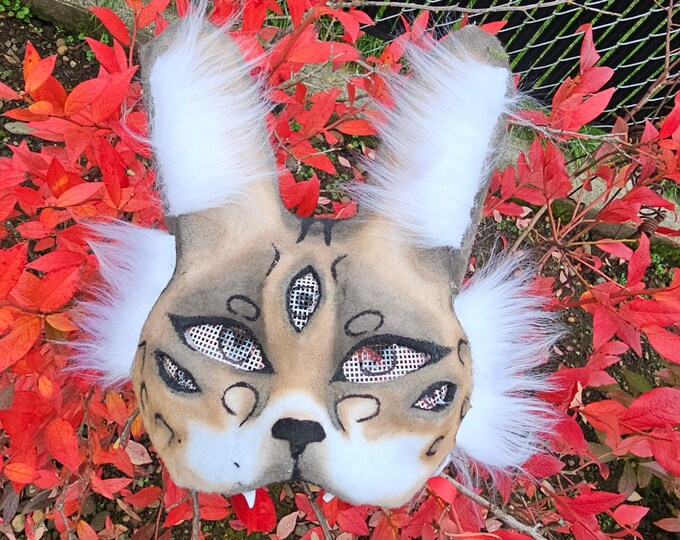 5-eyed Serval Therian Mask - Etsy