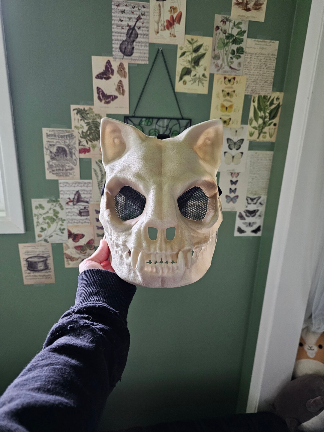 Cat Skull Mask - Etsy