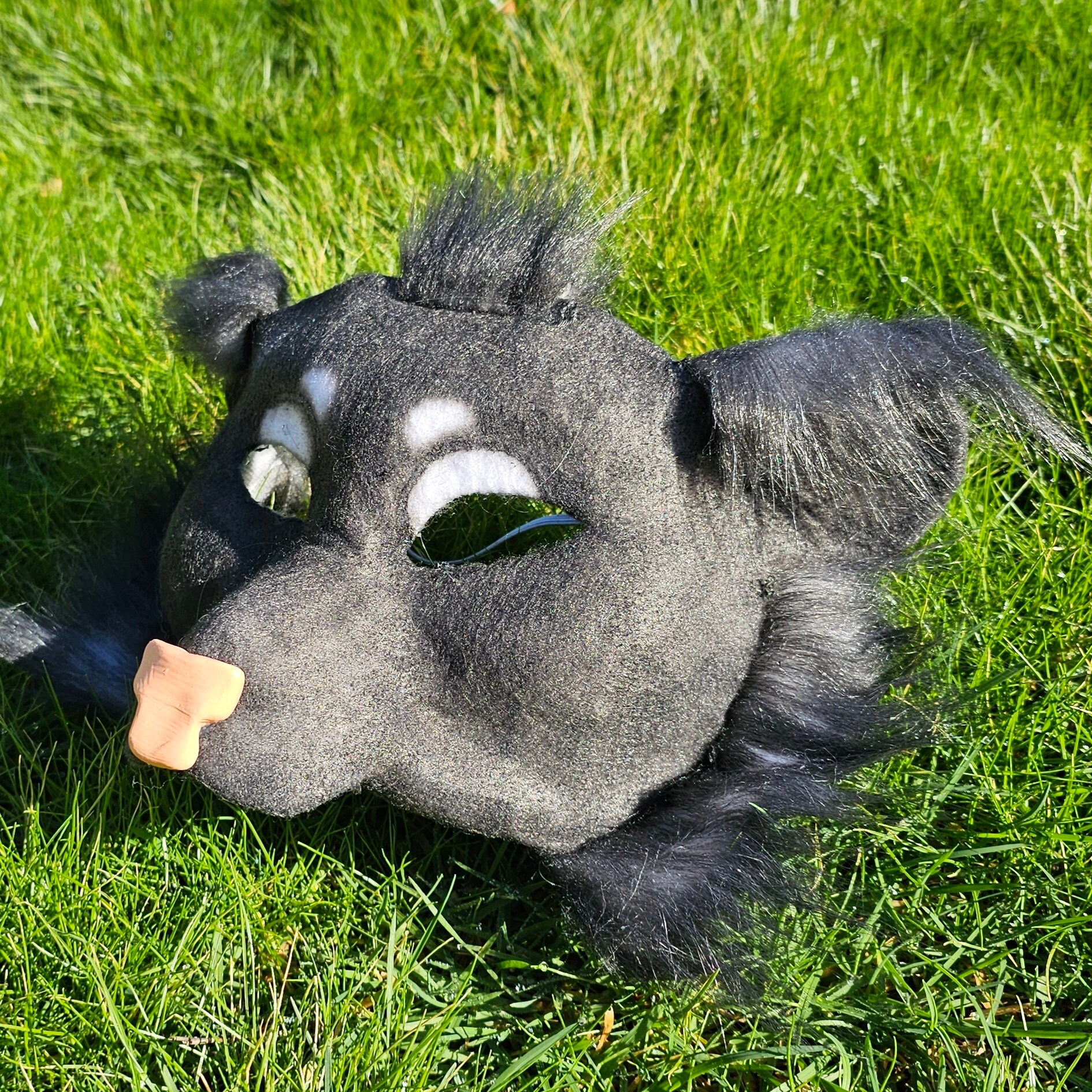 Black Cow Therian Mask - Etsy