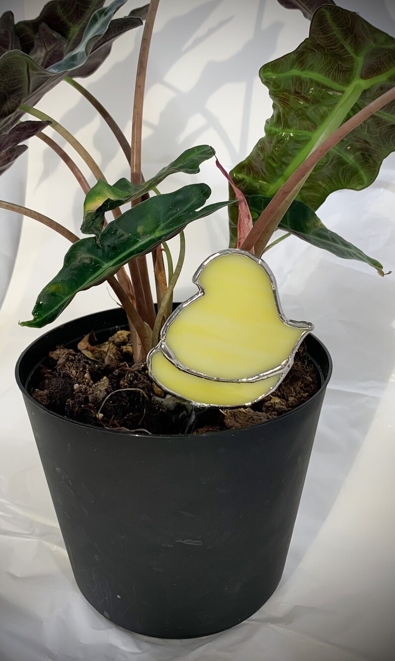 Stained Glass Easter Peep Plant Stake - Etsy