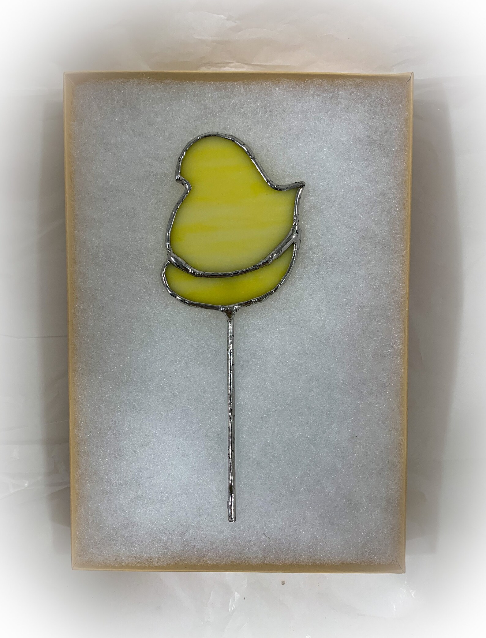 Stained Glass Easter Peep Plant Stake - Etsy