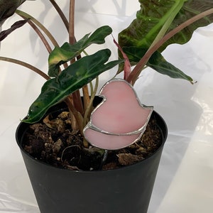 Stained Glass Easter Peep Plant Stake - Etsy