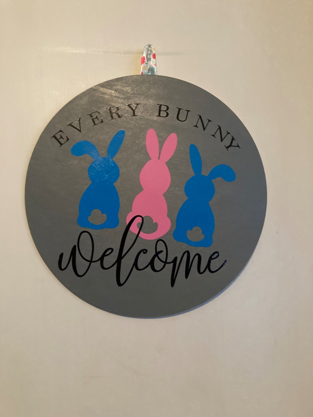 Every Bunny Welcome Sign - Etsy