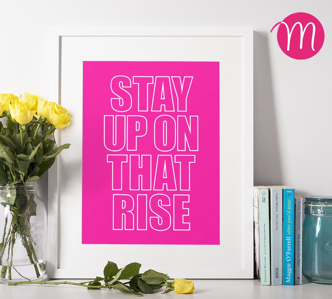 Song Lyrics Wall Art | Pink Digital Printable Song Lyrics Poster | High ...