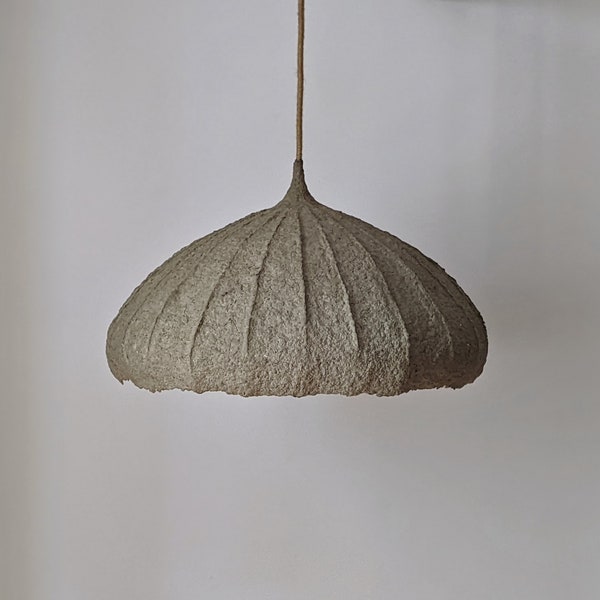 Paper Mache Pendant Light - Etsy