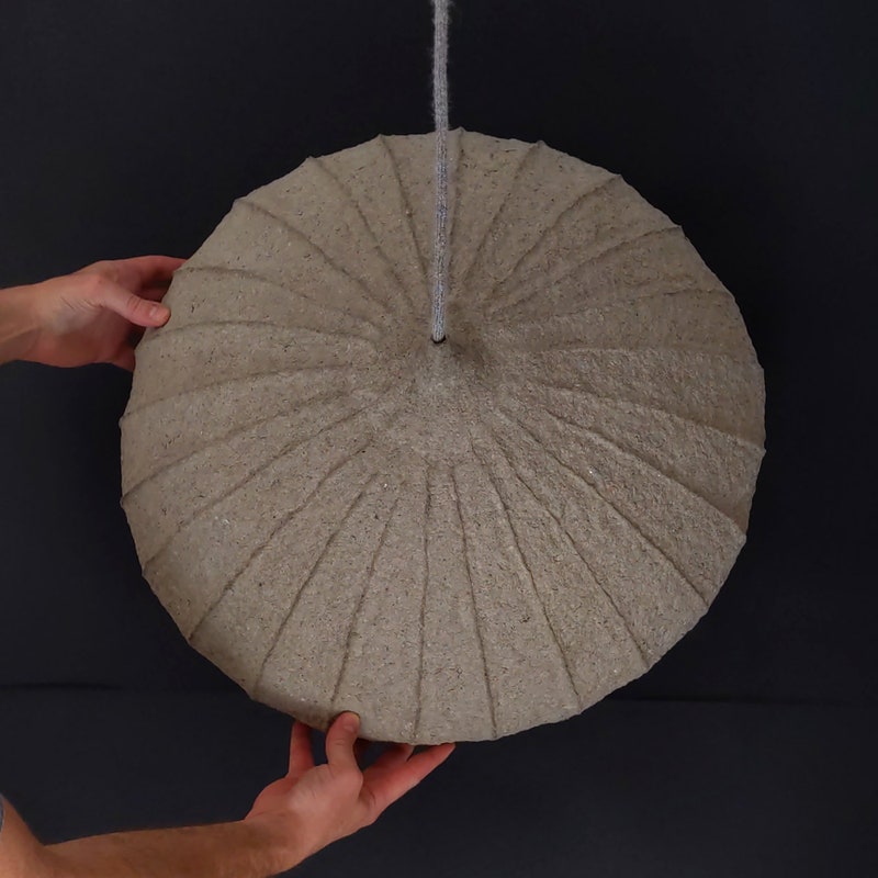 Paper Mache Pendant Light - Etsy