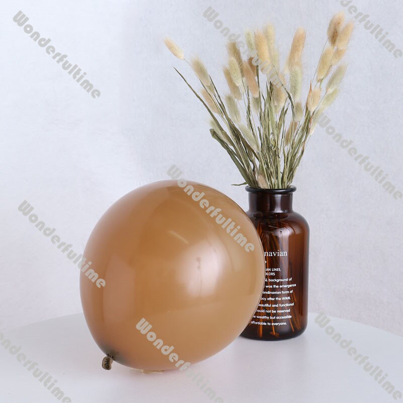 163pcs Caramel and Natural Sand Color Balloons Garland Arch Kit Baby ...