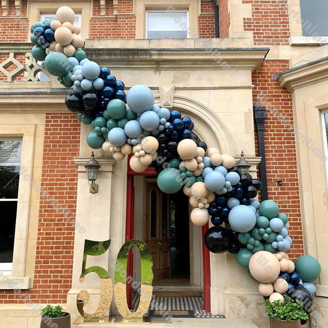 225pcs Doubled Apricot Balloon Arch Garland Wedding Decoration Macaron ...