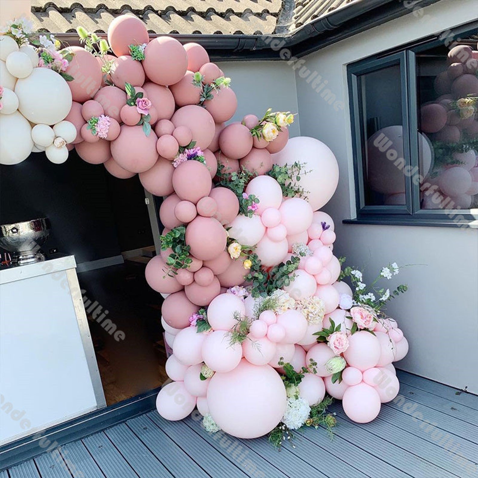 142/173pcs Macaron Baby Pink Balloon Arch Garland Wedding | Etsy