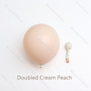 135pcs Retro Balloon Arch Doubled Apricot Blue Bear Birthday Party Baby ...