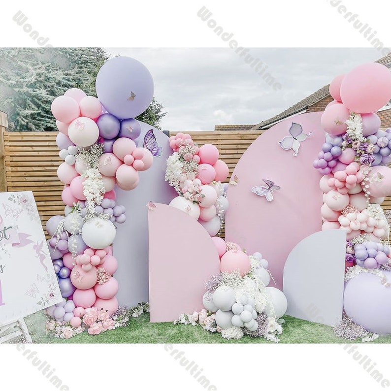 213pcs Doubled Macaron Baby Pink Balloon Arch Garland Baby - Etsy