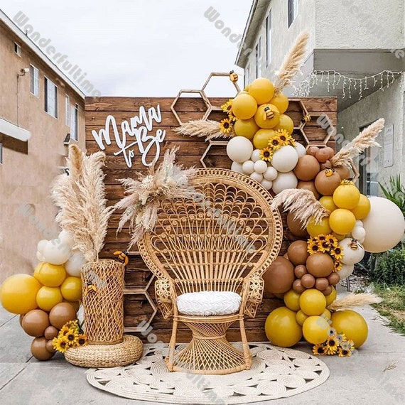 116pcs Matte Lemon Caramel Balloon Garland Arch Baby Shower - Etsy