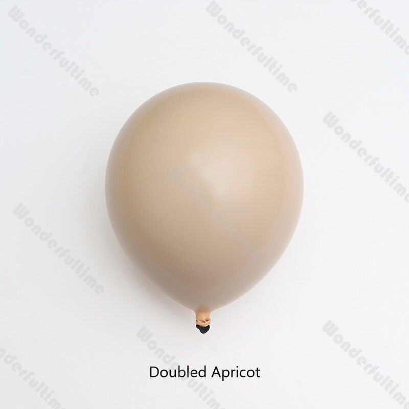 107pcs Doubled Blush Apricot Balloon Garland Kit Boho Wedding ...
