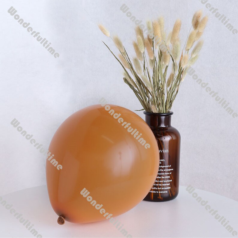 87pcs Natural Sand Color and Mocha Brown Balloons Garland Arch Kit Baby ...