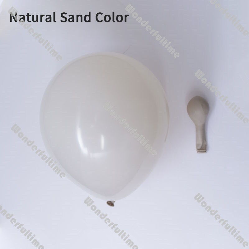 163pcs Caramel and Natural Sand Color Balloons Garland Arch Kit Baby ...