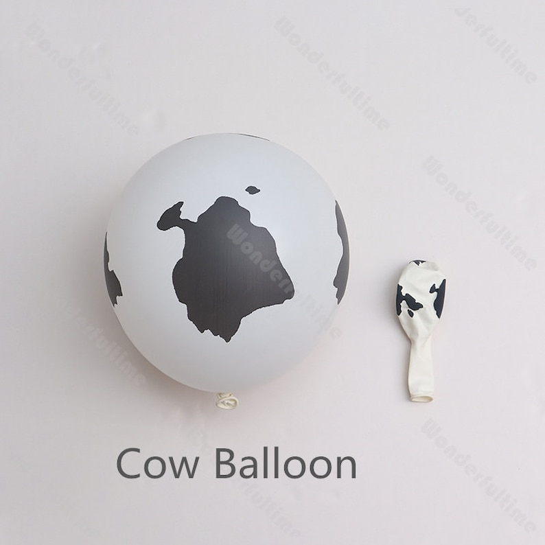 35pcs White Pink Balloon Garland Cow Girl Birthday Baby Shower Gender ...