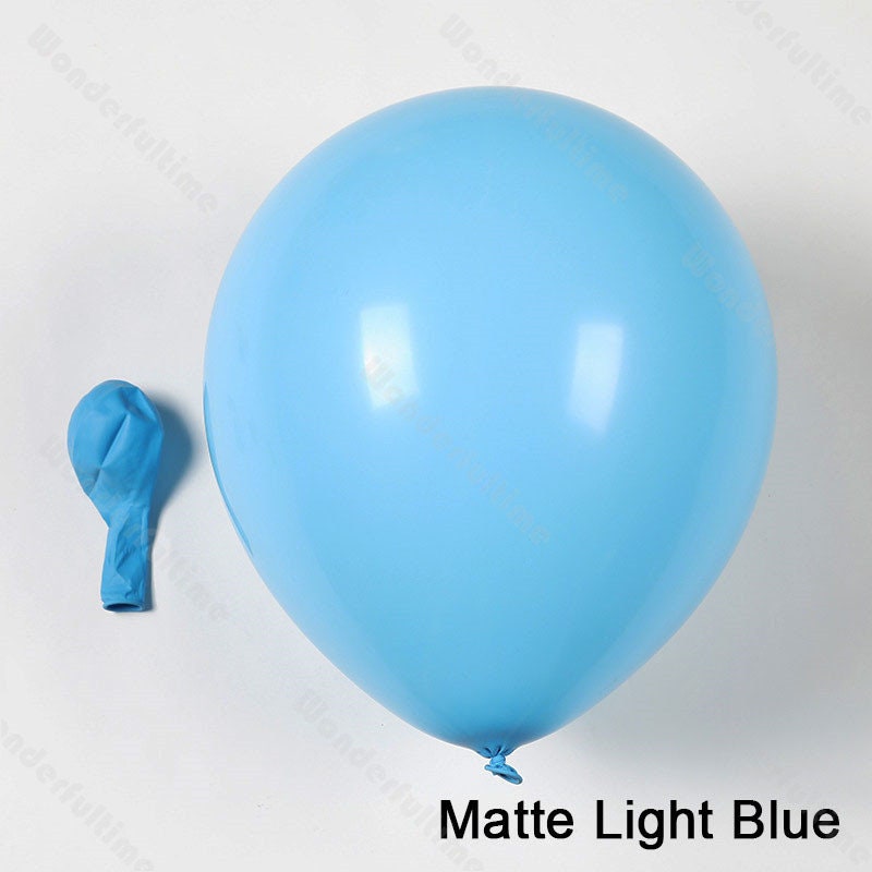 123pcs Matte Light Blue Balloon Garland Arch Birthday Party | Etsy