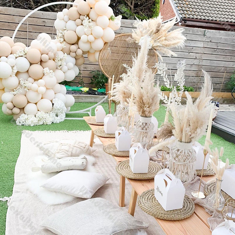 135pcs Beige Balloon Garland Arch White Sand Doubled Blush - Etsy Canada