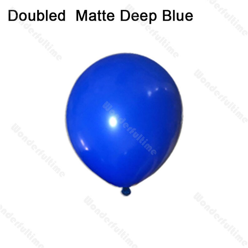 118pcs Doubled Matte Deep Blue Balloon Arch Garland Wedding Decoration ...