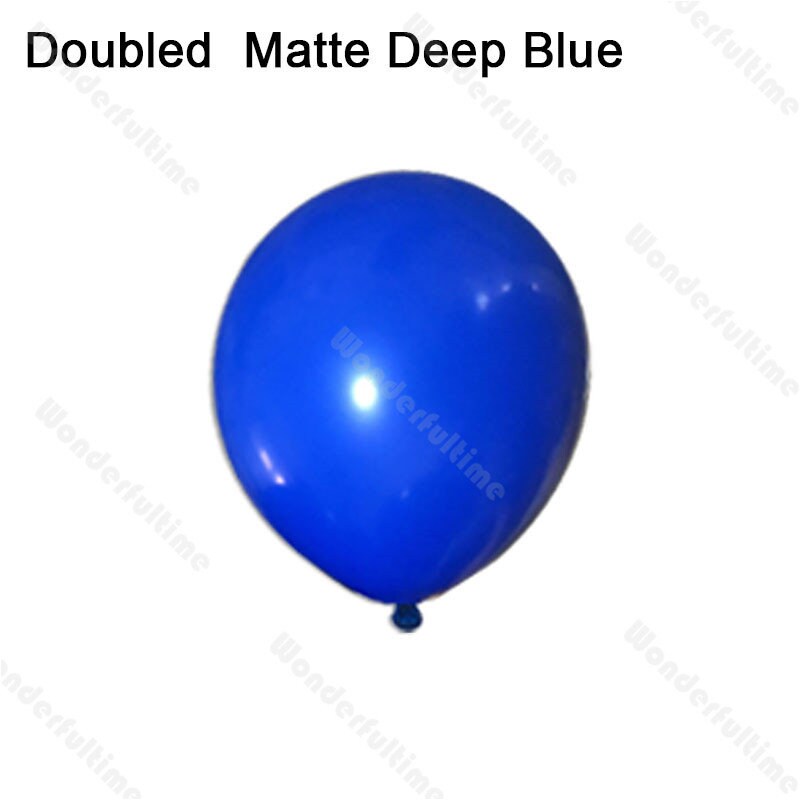 118pcs Doubled Matte Deep Blue Balloon Arch Garland Wedding Decoration ...