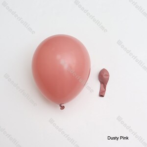 180pcs Doubled Pink Beige Natural Sand Dusty Pink Balloons Garland Kit ...
