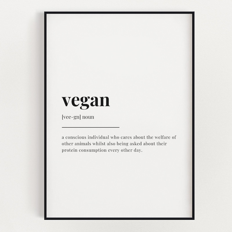 Vegan Poster - Etsy