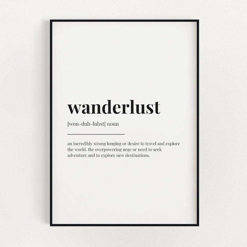 Wanderlust Art - Etsy