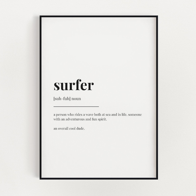 Surfer Art Print - Etsy