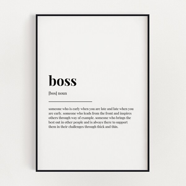 Boss Lady Gift Printable - Etsy