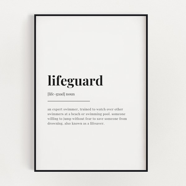 Lifeguard - Etsy