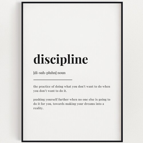 CONSISTENCY DEFINITION PRINT Digital Download Printable - Etsy