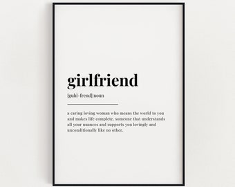 Girlfriend Definition - Etsy