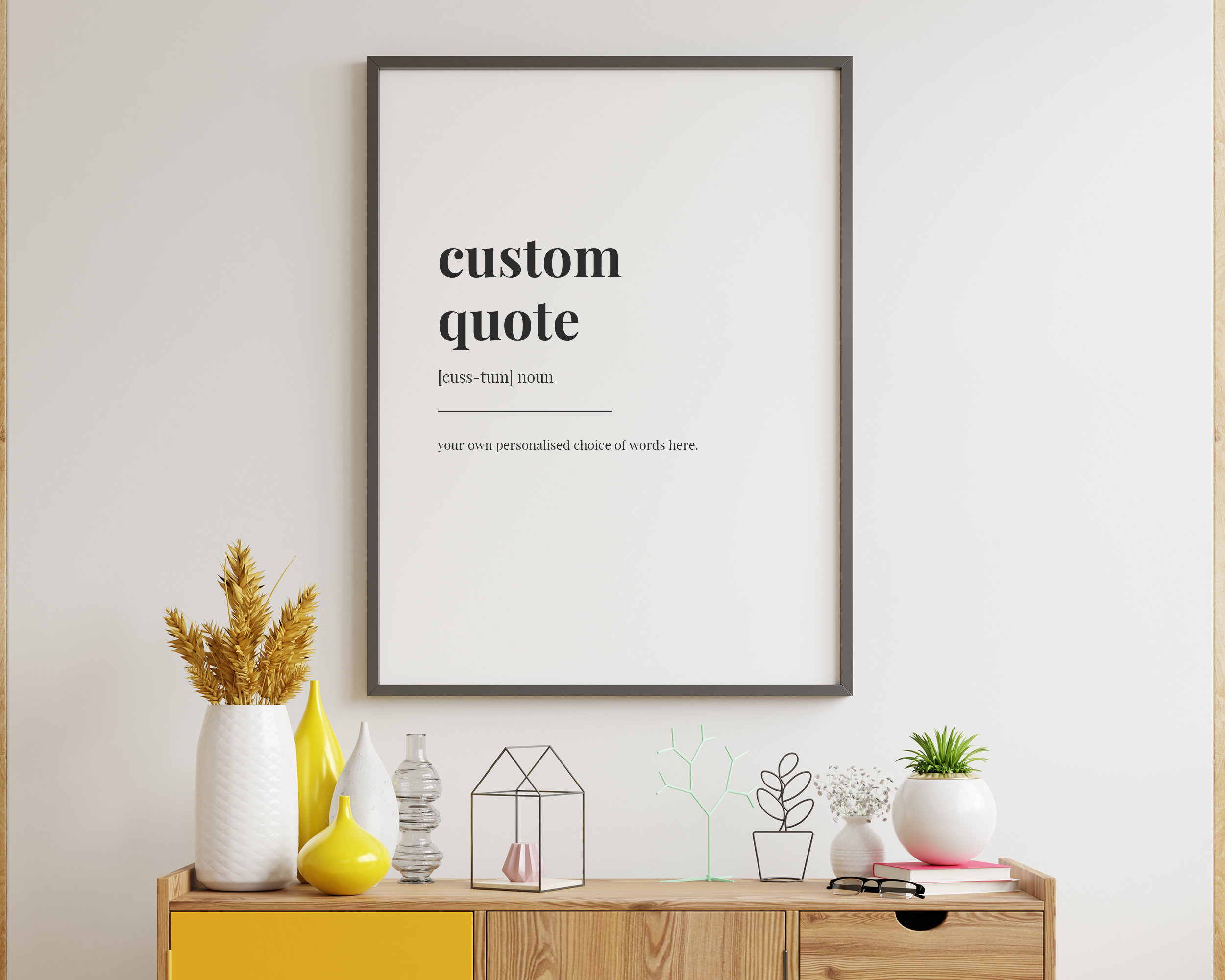 CUSTOM DEFINITION PRINT Personalised Definition Print Wall - Etsy