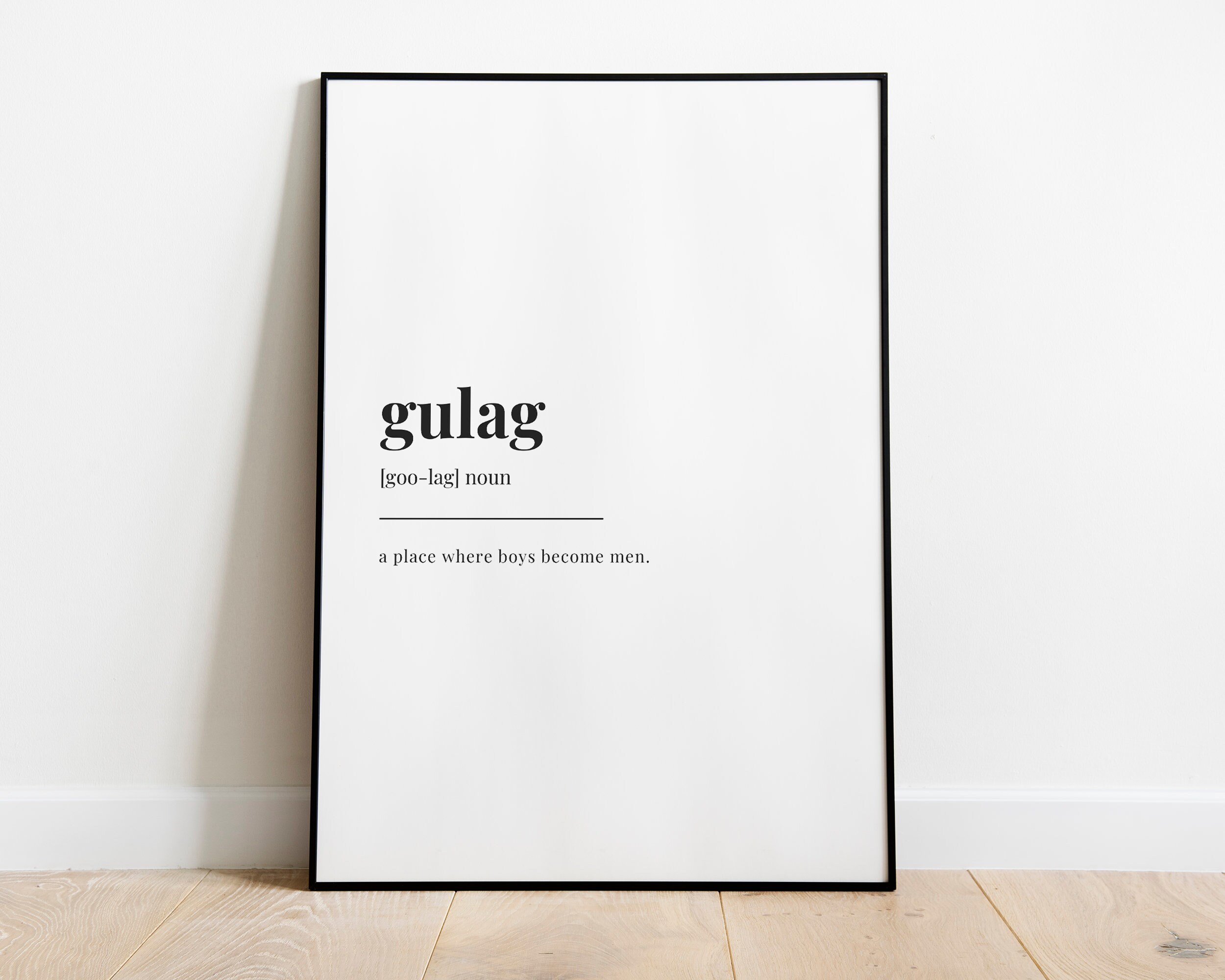 GULAG DEFINITION MEANING | Printable Wall Art | Gulag Print | Digital ...